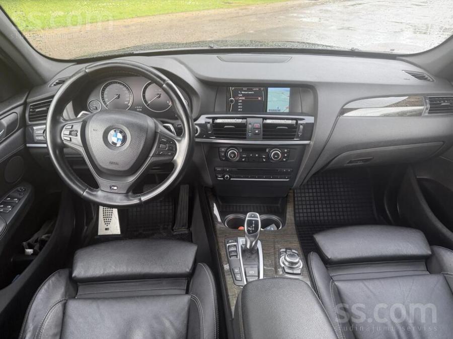Melns BMW X3 2012 Valmiera, ar dzinēja tilpumu 3.00 L un nobraukumu 371 tūkst. km par 11850 €, foto 7 vietnē AUTOMOTO.COM.LV