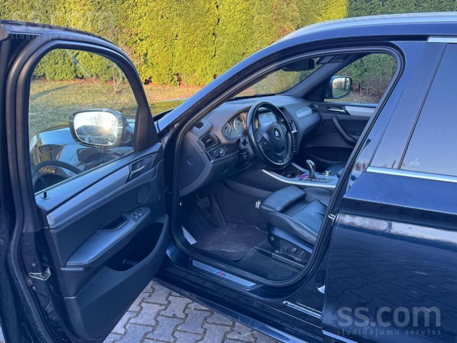 Melns BMW X3 2012 Rīga, ar dzinēja tilpumu 3.00 L un nobraukumu 204 tūkst. km par 13450 €, foto 4 vietnē AUTOMOTO.COM.LV
