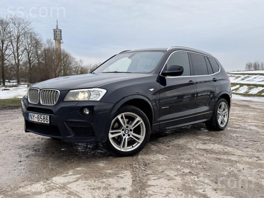 Black BMW X3 2012 in Riga, with an engine capacity of 3.00 L and mileage of 200 thousand km for 14350 €, photo 1 on AUTOMOTO.COM.LV