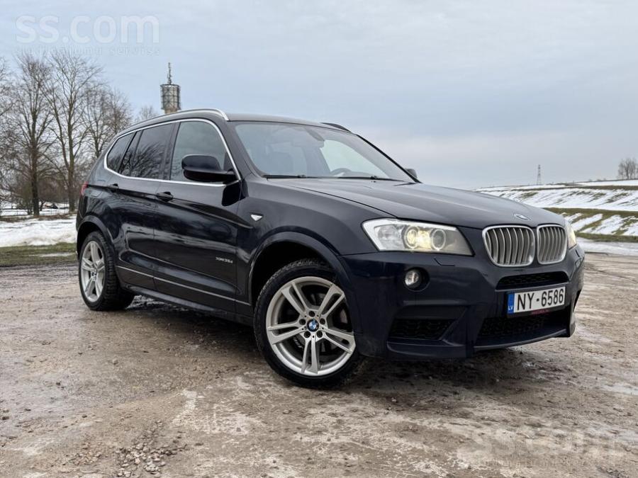 Black BMW X3 2012 in Riga, with an engine capacity of 3.00 L and mileage of 200 thousand km for 14350 €, photo 3 on AUTOMOTO.COM.LV