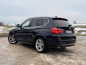 Black BMW X3 2012 in Riga, with an engine capacity of 3.00 L and mileage of 200 thousand km for 14350 €, photo 5 on AUTOMOTO.COM.LV