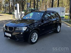 Black BMW X3 2012 in Riga, with an engine capacity of 2.00 L and mileage of 253 thousand km for 11890 €, photo 4 on AUTOMOTO.COM.LV