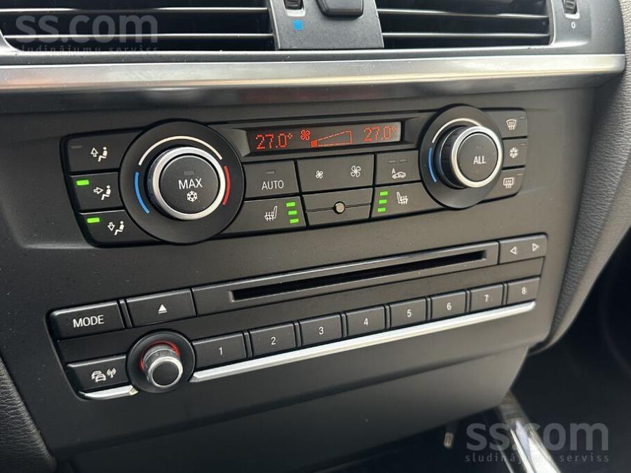 Black BMW X3 2012 in Riga, with an engine capacity of 2.00 L and mileage of 253 thousand km for 11890 €, photo 13 on AUTOMOTO.COM.LV