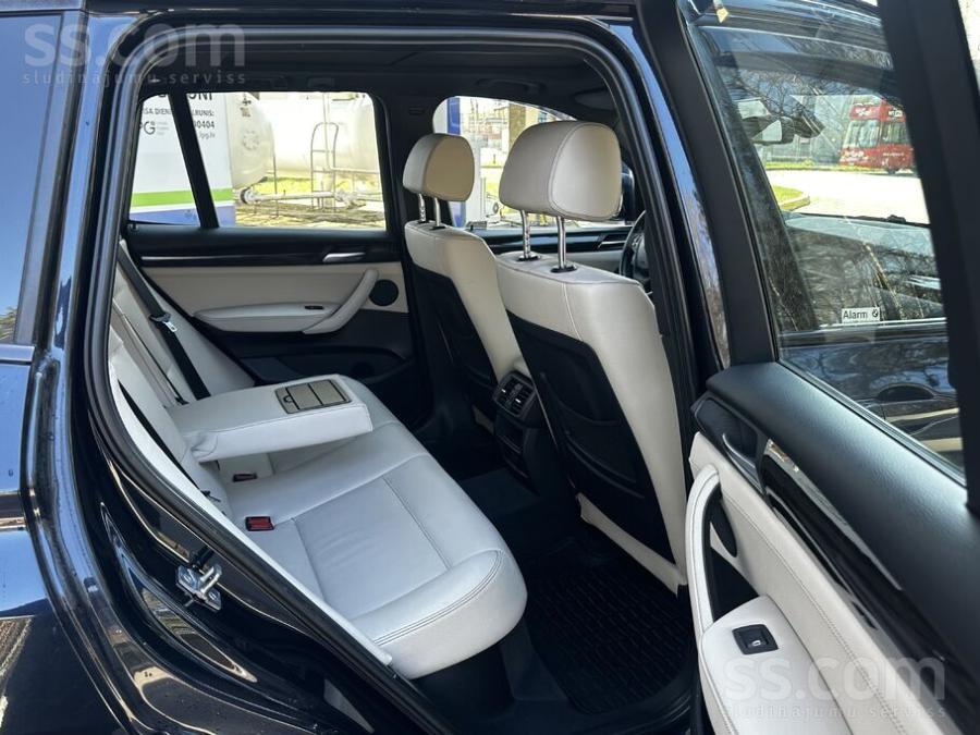 Black BMW X3 2012 in Riga, with an engine capacity of 2.00 L and mileage of 253 thousand km for 11890 €, photo 18 on AUTOMOTO.COM.LV