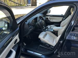 Black BMW X3 2012 in Riga, with an engine capacity of 2.00 L and mileage of 253 thousand km for 11890 €, photo 21 on AUTOMOTO.COM.LV
