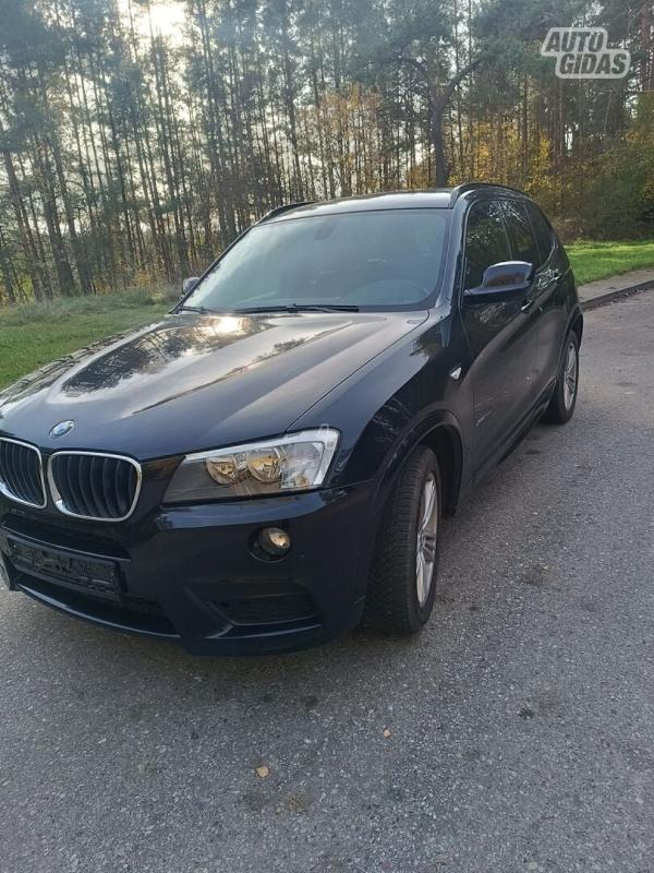 Melns BMW X3 2012 Viļņa, ar dzinēja tilpumu 2.00 L un nobraukumu 244 tūkst. km par 11600 €, foto 1 vietnē AUTOMOTO.COM.LV