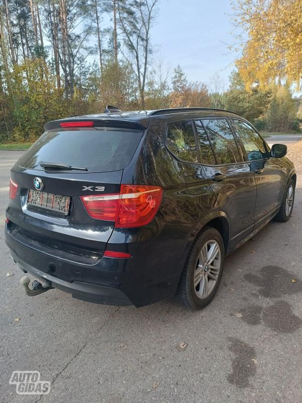 Melns BMW X3 2012 Viļņa, ar dzinēja tilpumu 2.00 L un nobraukumu 244 tūkst. km par 11600 €, foto 5 vietnē AUTOMOTO.COM.LV
