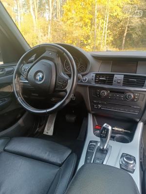 Black BMW X3 2012 in Vilnius, with an engine capacity of 2.00 L and mileage of 244 thousand km for 11600 €, photo 8 on AUTOMOTO.COM.LV