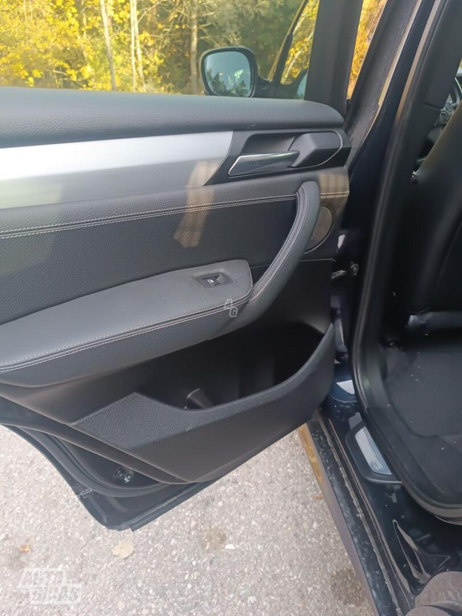 Black BMW X3 2012 in Vilnius, with an engine capacity of 2.00 L and mileage of 244 thousand km for 11600 €, photo 13 on AUTOMOTO.COM.LV