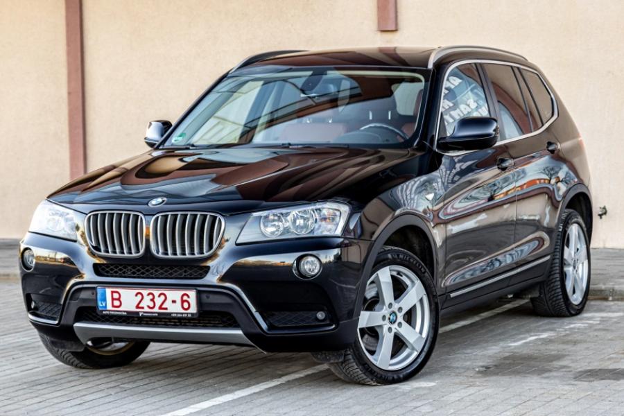 Melns BMW X3 2012 Rīga, ar dzinēja tilpumu 3.00 L un nobraukumu 260 tūkst. km par 10790 €, foto 1 vietnē AUTOMOTO.COM.LV