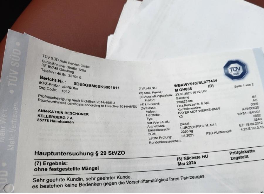Melns BMW X3 2012 Rīga, ar dzinēja tilpumu 3.00 L un nobraukumu 260 tūkst. km par 10790 €, foto 9 vietnē AUTOMOTO.COM.LV
