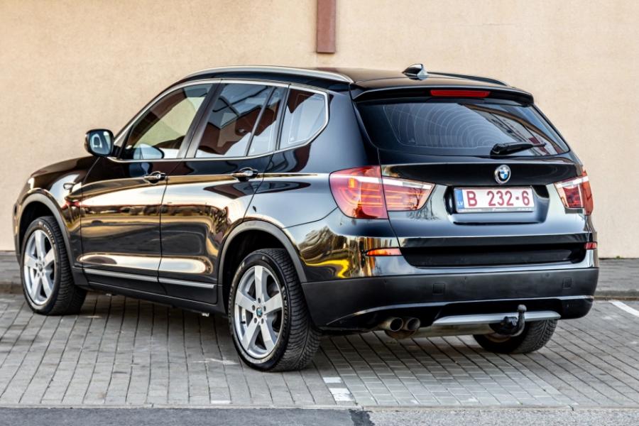 Melns BMW X3 2012 Rīga, ar dzinēja tilpumu 3.00 L un nobraukumu 260 tūkst. km par 10790 €, foto 33 vietnē AUTOMOTO.COM.LV