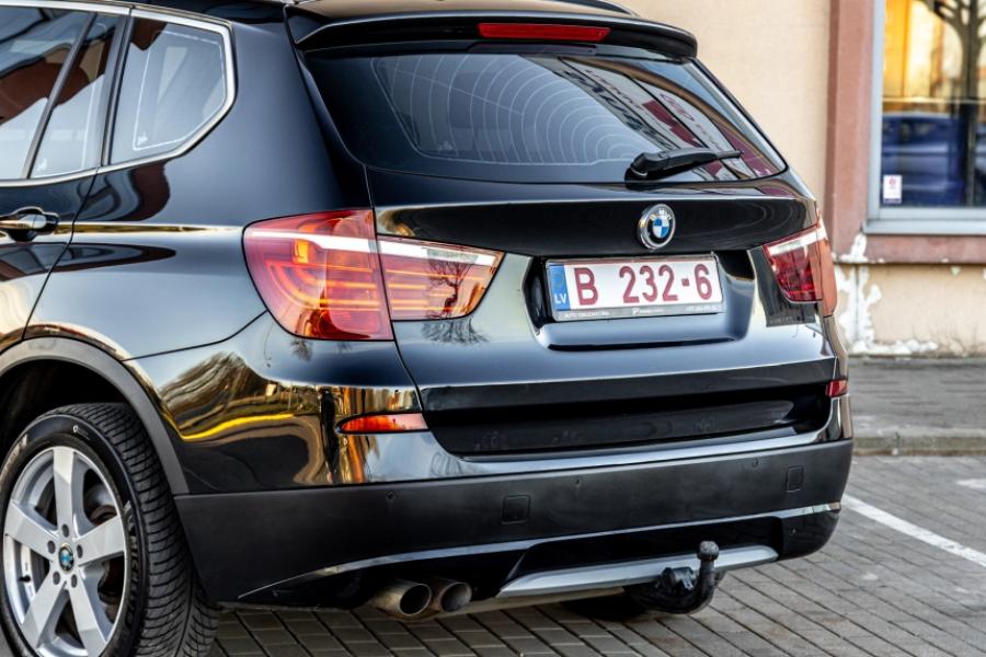 Melns BMW X3 2012 Rīga, ar dzinēja tilpumu 3.00 L un nobraukumu 260 tūkst. km par 10790 €, foto 34 vietnē AUTOMOTO.COM.LV