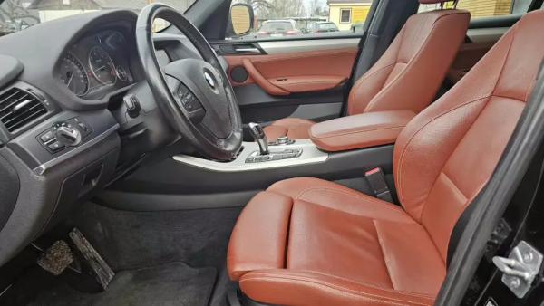 Black BMW X3 2012 in Riga, with an engine capacity of 3.00 L and mileage of 192 thousand km for 12900 €, photo 9 on AUTOMOTO.COM.LV