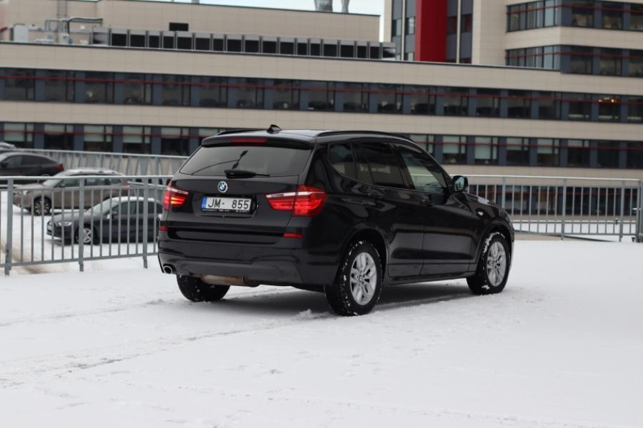 Black BMW X3 2012 in Riga, with an engine capacity of 2.00 L and mileage of 198 thousand km for 12580 €, photo 7 on AUTOMOTO.COM.LV