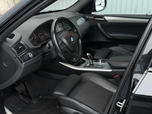 Black BMW X3 2012 in Riga, with an engine capacity of 2.00 L and mileage of 198 thousand km for 12580 €, photo 7 on AUTOMOTO.COM.LV