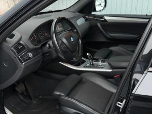 Black BMW X3 2012 in Riga, with an engine capacity of 2.00 L and mileage of 198 thousand km for 12580 €, photo 8 on AUTOMOTO.COM.LV