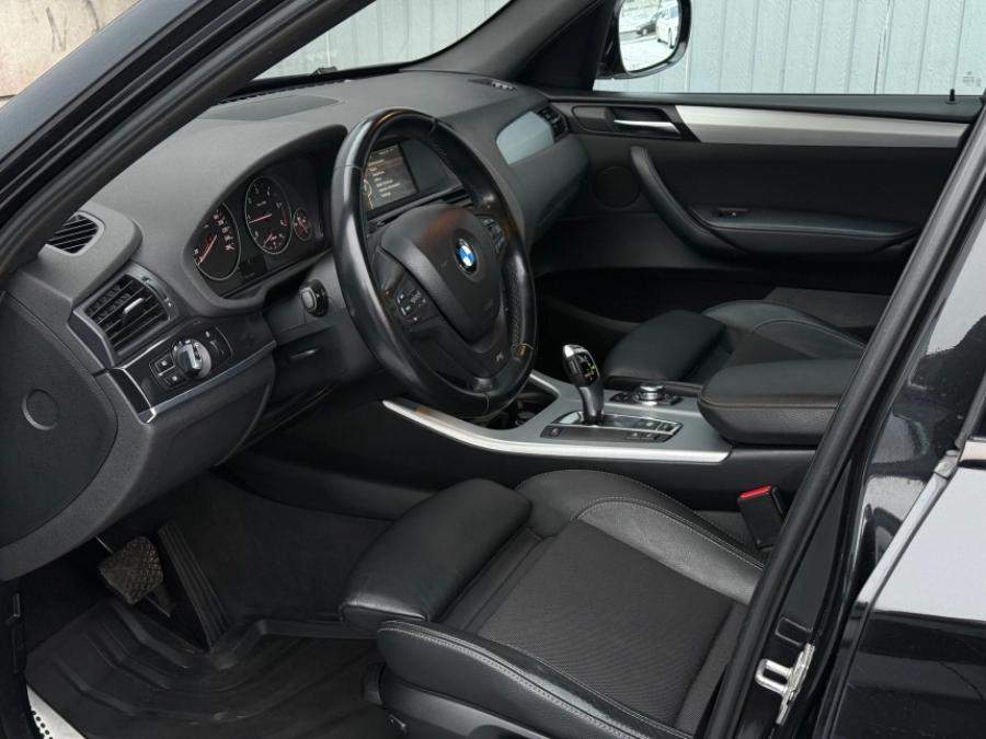 Black BMW X3 2012 in Riga, with an engine capacity of 2.00 L and mileage of 198 thousand km for 12580 €, photo 8 on AUTOMOTO.COM.LV