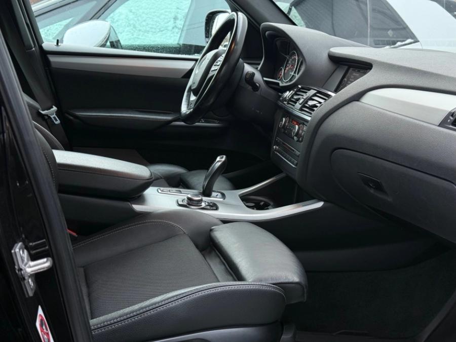 Black BMW X3 2012 in Riga, with an engine capacity of 2.00 L and mileage of 198 thousand km for 12580 €, photo 11 on AUTOMOTO.COM.LV