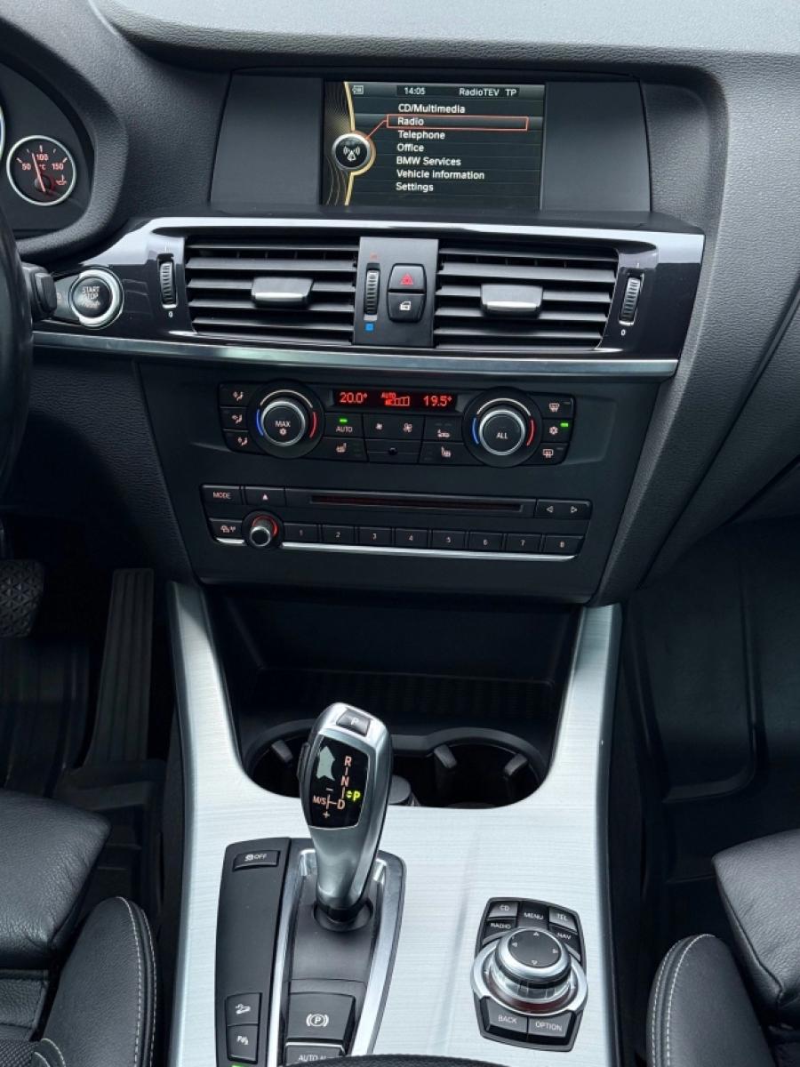 Black BMW X3 2012 in Riga, with an engine capacity of 2.00 L and mileage of 198 thousand km for 12580 €, photo 14 on AUTOMOTO.COM.LV