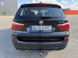 Black BMW X3 2012 in Vilnius, with an engine capacity of 2.99 L and mileage of 275 thousand km for 10399 €, photo 6 on AUTOMOTO.COM.LV