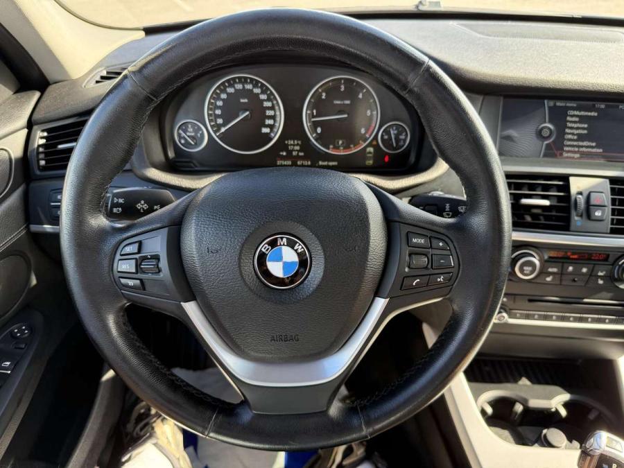Black BMW X3 2012 in Vilnius, with an engine capacity of 2.99 L and mileage of 275 thousand km for 10399 €, photo 23 on AUTOMOTO.COM.LV