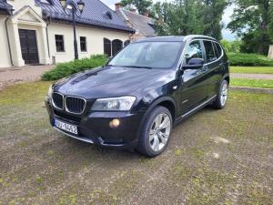Melns BMW X3 2012 Gulbene, ar dzinēja tilpumu 2.00 L un nobraukumu 258 tūkst. km par 13500 €, foto  vietnē AUTOMOTO.COM.LV