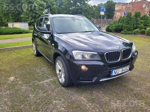 Black BMW X3 2012 in Gulbene, with an engine capacity of 2.00 L and mileage of 258 thousand km for 13500 €, photo 3 on AUTOMOTO.COM.LV