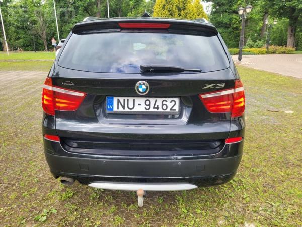 Black BMW X3 2012 in Gulbene, with an engine capacity of 2.00 L and mileage of 258 thousand km for 13500 €, photo 6 on AUTOMOTO.COM.LV