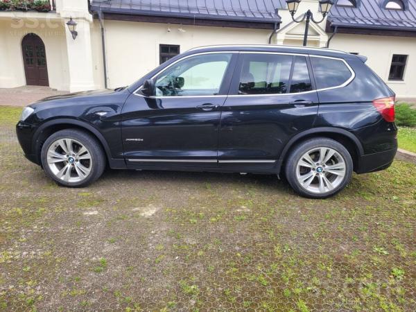Black BMW X3 2012 in Gulbene, with an engine capacity of 2.00 L and mileage of 258 thousand km for 13500 €, photo 8 on AUTOMOTO.COM.LV