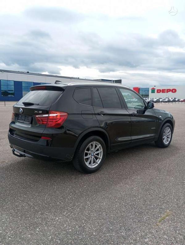 Melns BMW X3 2012 Kauņa, ar dzinēja tilpumu 2.00 L un nobraukumu 295 tūkst. km par 6850 €, foto 10 vietnē AUTOMOTO.COM.LV