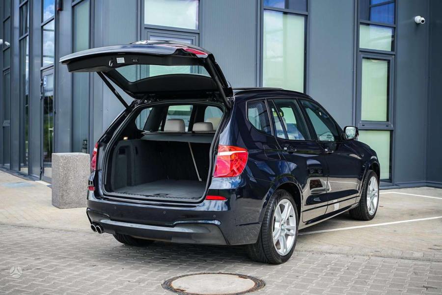 Melns BMW X3 2012 Kauņa, ar dzinēja tilpumu 2.99 L un nobraukumu 277 tūkst. km par 11450 €, foto 15 vietnē AUTOMOTO.COM.LV