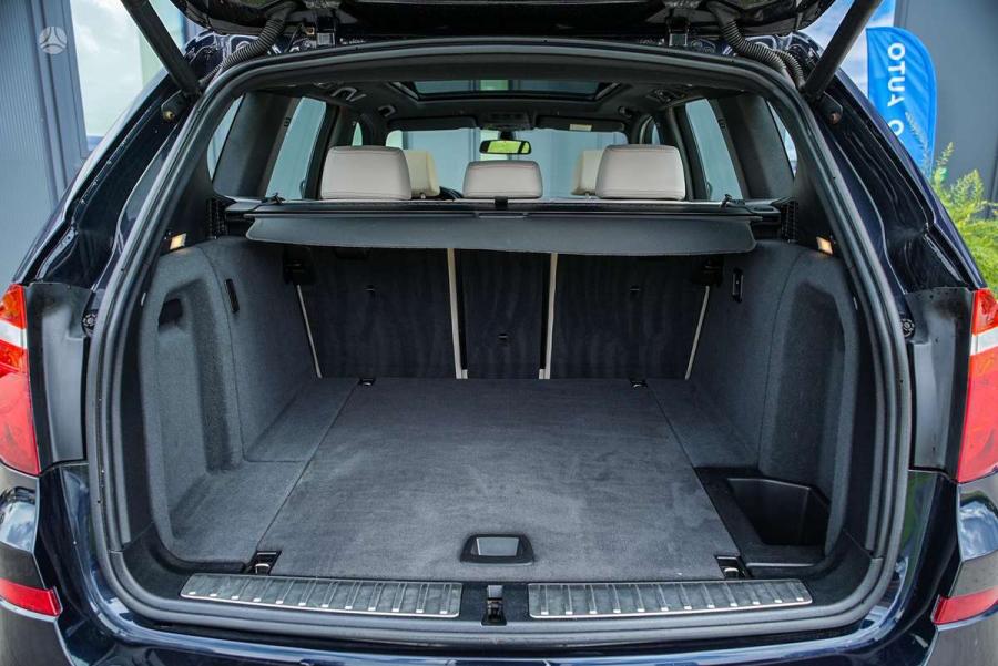 Melns BMW X3 2012 Kauņa, ar dzinēja tilpumu 2.99 L un nobraukumu 277 tūkst. km par 11450 €, foto 16 vietnē AUTOMOTO.COM.LV
