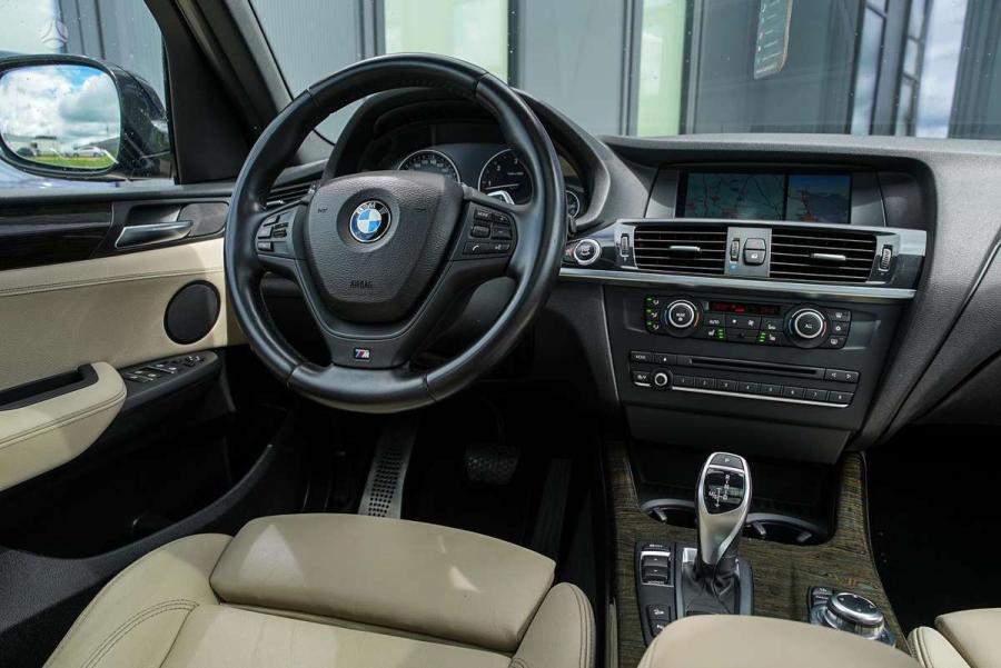 Melns BMW X3 2012 Kauņa, ar dzinēja tilpumu 2.99 L un nobraukumu 277 tūkst. km par 11450 €, foto 19 vietnē AUTOMOTO.COM.LV