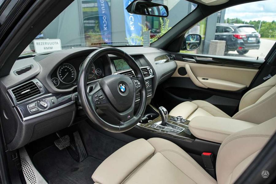 Melns BMW X3 2012 Kauņa, ar dzinēja tilpumu 2.99 L un nobraukumu 277 tūkst. km par 11450 €, foto 28 vietnē AUTOMOTO.COM.LV