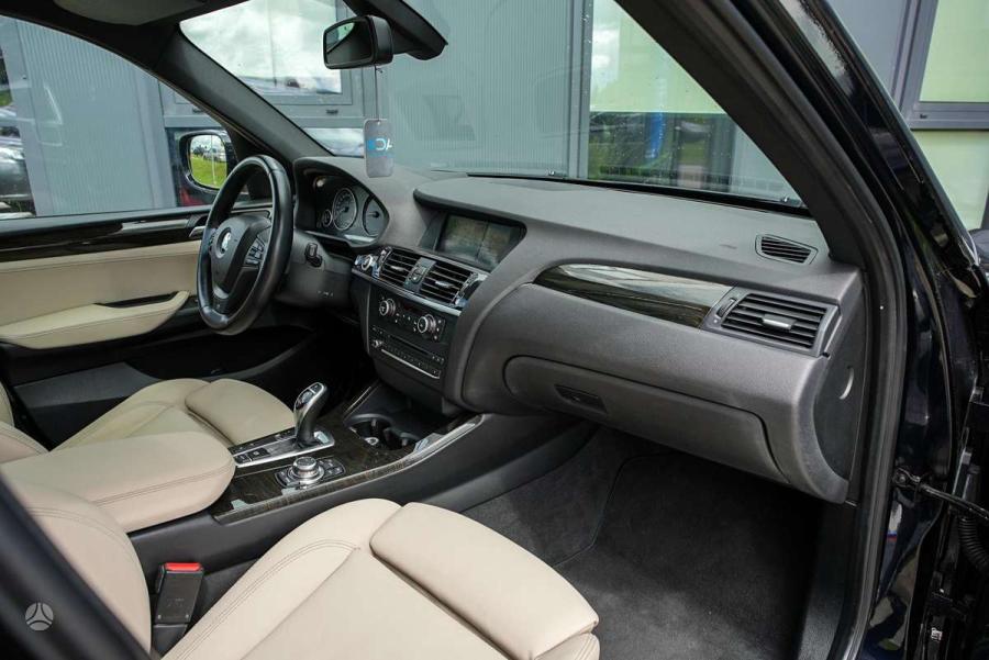 Melns BMW X3 2012 Kauņa, ar dzinēja tilpumu 2.99 L un nobraukumu 277 tūkst. km par 11450 €, foto 39 vietnē AUTOMOTO.COM.LV