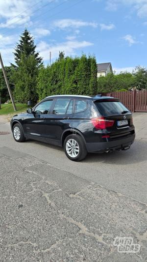 Black BMW X3 2012 in Utena, with an engine capacity of 2.00 L and mileage of 234 thousand km for 7800 €, photo 7 on AUTOMOTO.COM.LV