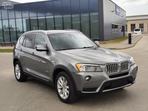 Melns BMW X3 2012 Šauļi, ar dzinēja tilpumu 3.00 L un nobraukumu 300 tūkst. km par 8200 €, foto  vietnē AUTOMOTO.COM.LV