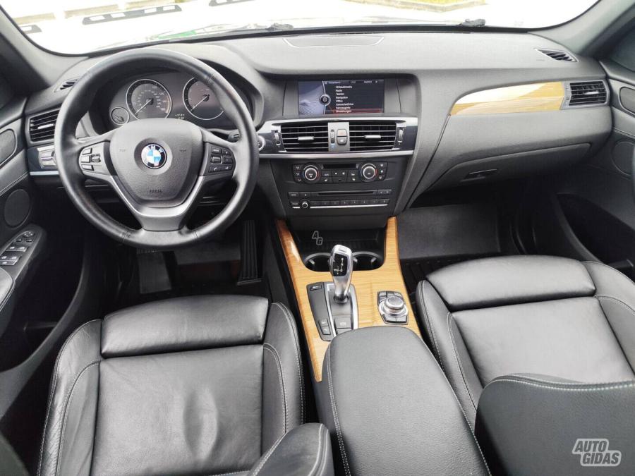 Melns BMW X3 2012 Šauļi, ar dzinēja tilpumu 3.00 L un nobraukumu 300 tūkst. km par 8200 €, foto 12 vietnē AUTOMOTO.COM.LV