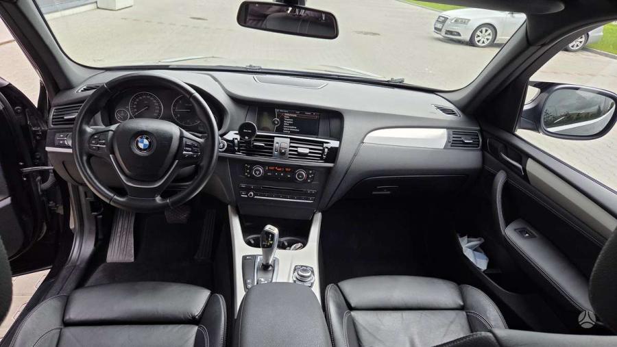 Black BMW X3 2012 in Siauliai, with an engine capacity of 2.00 L and mileage of 256 thousand km for 9600 €, photo 8 on AUTOMOTO.COM.LV