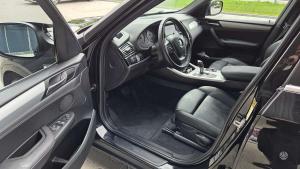 Black BMW X3 2012 in Siauliai, with an engine capacity of 2.00 L and mileage of 256 thousand km for 9600 €, photo 12 on AUTOMOTO.COM.LV