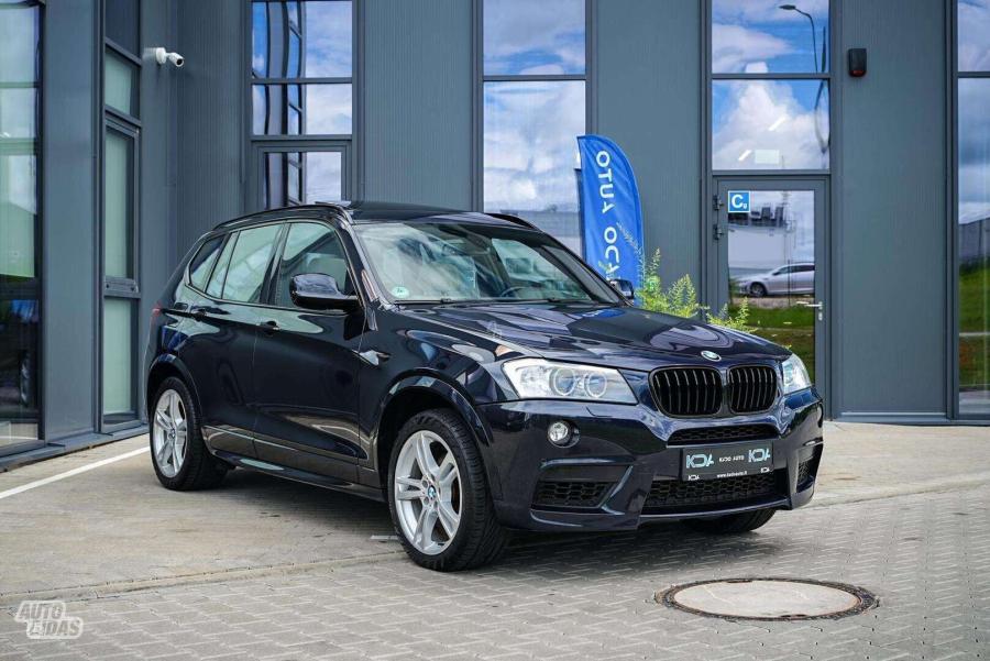Black BMW X3 2012 in Kaunas, with an engine capacity of 3.00 L and mileage of 277 thousand km for 11450 €, photo 1 on AUTOMOTO.COM.LV