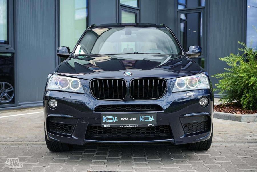 Black BMW X3 2012 in Kaunas, with an engine capacity of 3.00 L and mileage of 277 thousand km for 11450 €, photo 4 on AUTOMOTO.COM.LV