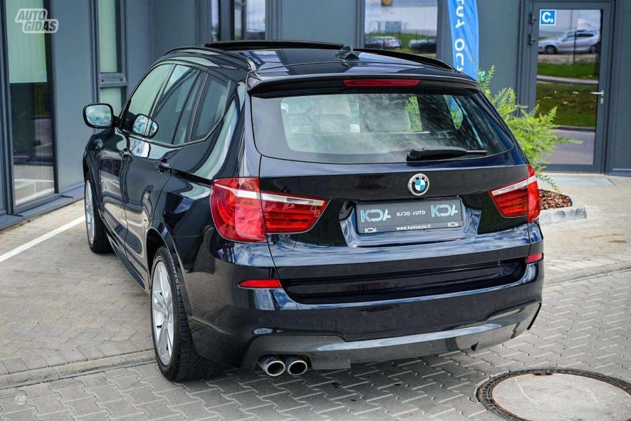 Black BMW X3 2012 in Kaunas, with an engine capacity of 3.00 L and mileage of 277 thousand km for 11450 €, photo 11 on AUTOMOTO.COM.LV