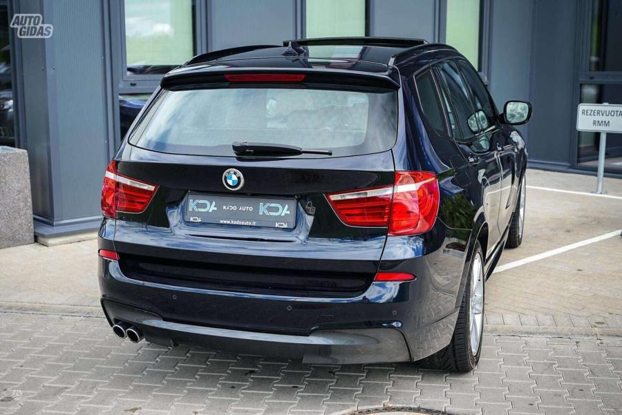 Black BMW X3 2012 in Kaunas, with an engine capacity of 3.00 L and mileage of 277 thousand km for 11450 €, photo 13 on AUTOMOTO.COM.LV
