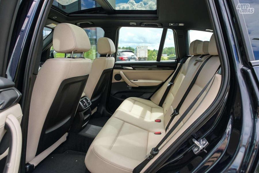 Black BMW X3 2012 in Kaunas, with an engine capacity of 3.00 L and mileage of 277 thousand km for 11450 €, photo 35 on AUTOMOTO.COM.LV