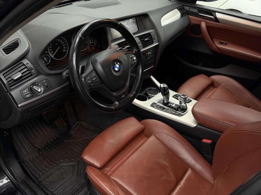 Melns BMW X3 2012 Viļņa, ar dzinēja tilpumu 2.99 L un nobraukumu 262 tūkst. km par 11790 €, foto 4 vietnē AUTOMOTO.COM.LV