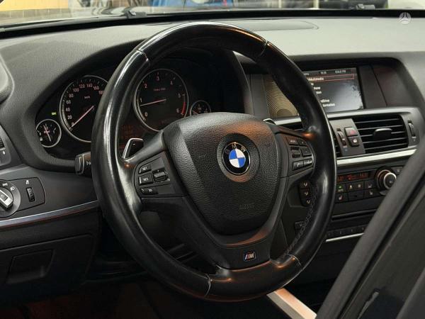 Black BMW X3 2012 in Vilnius, with an engine capacity of 2.99 L and mileage of 262 thousand km for 11790 €, photo 4 on AUTOMOTO.COM.LV