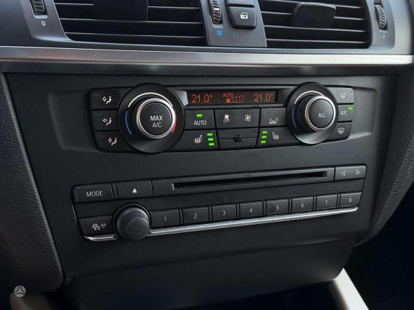 Black BMW X3 2012 in Vilnius, with an engine capacity of 2.99 L and mileage of 262 thousand km for 11790 €, photo 9 on AUTOMOTO.COM.LV