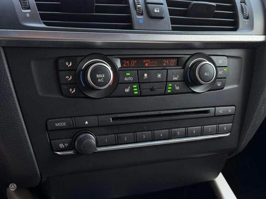 Melns BMW X3 2012 Viļņa, ar dzinēja tilpumu 2.99 L un nobraukumu 262 tūkst. km par 11790 €, foto 10 vietnē AUTOMOTO.COM.LV